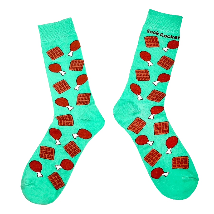 Chicken and Waffle Socks | Sock Rocket