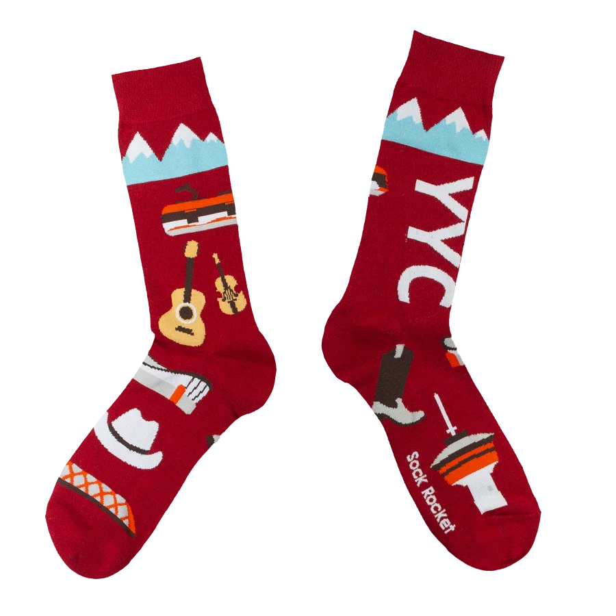 Calgary YYC Socks | Sock Rocket