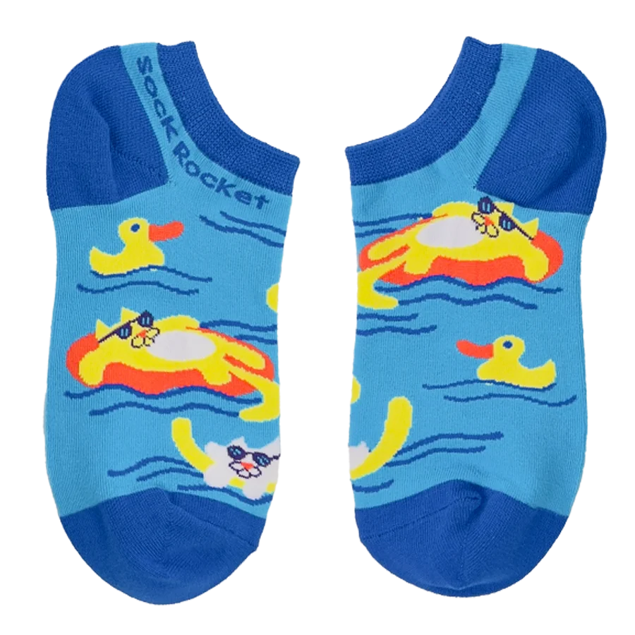 Cool Cats Ankle Socks | Sock Rocket