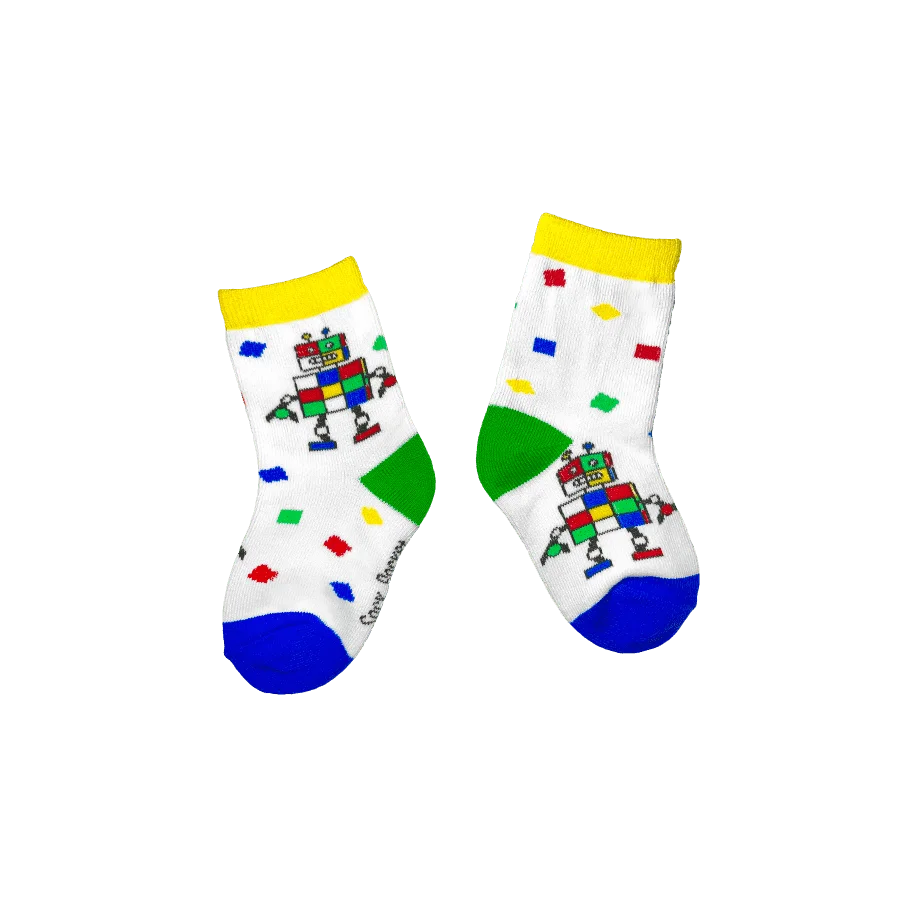Kids Robot Socks | Sock Rocket