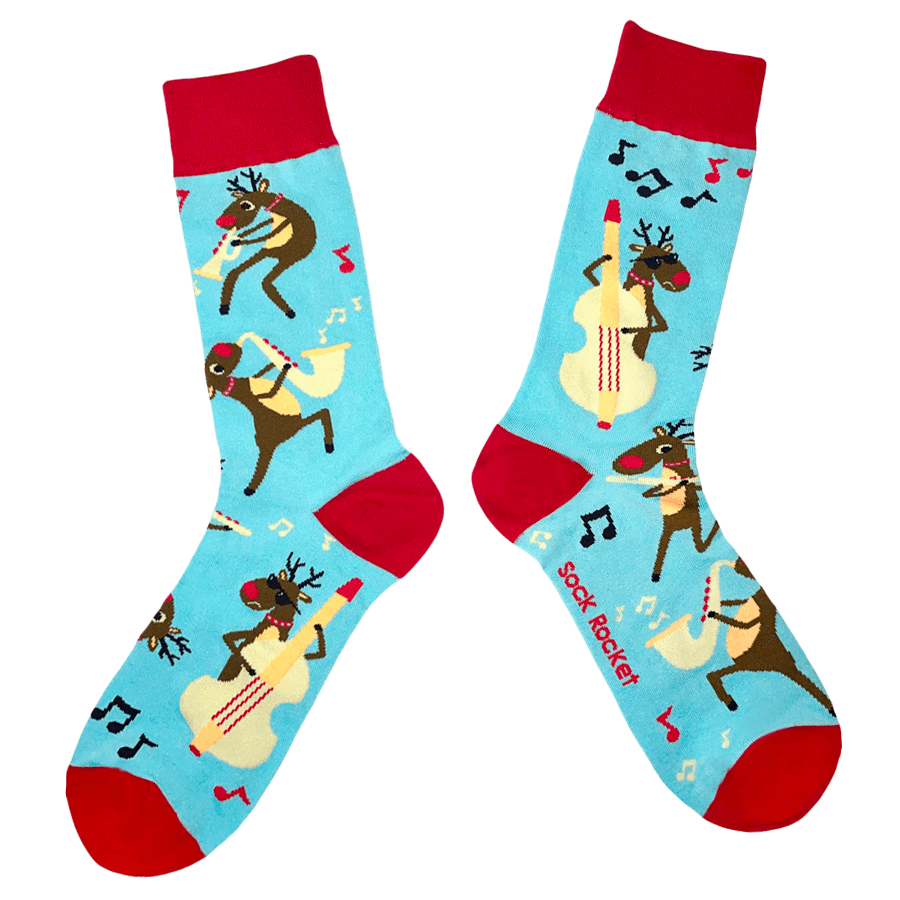 Reindeer Band Socks | Sock Rocket
